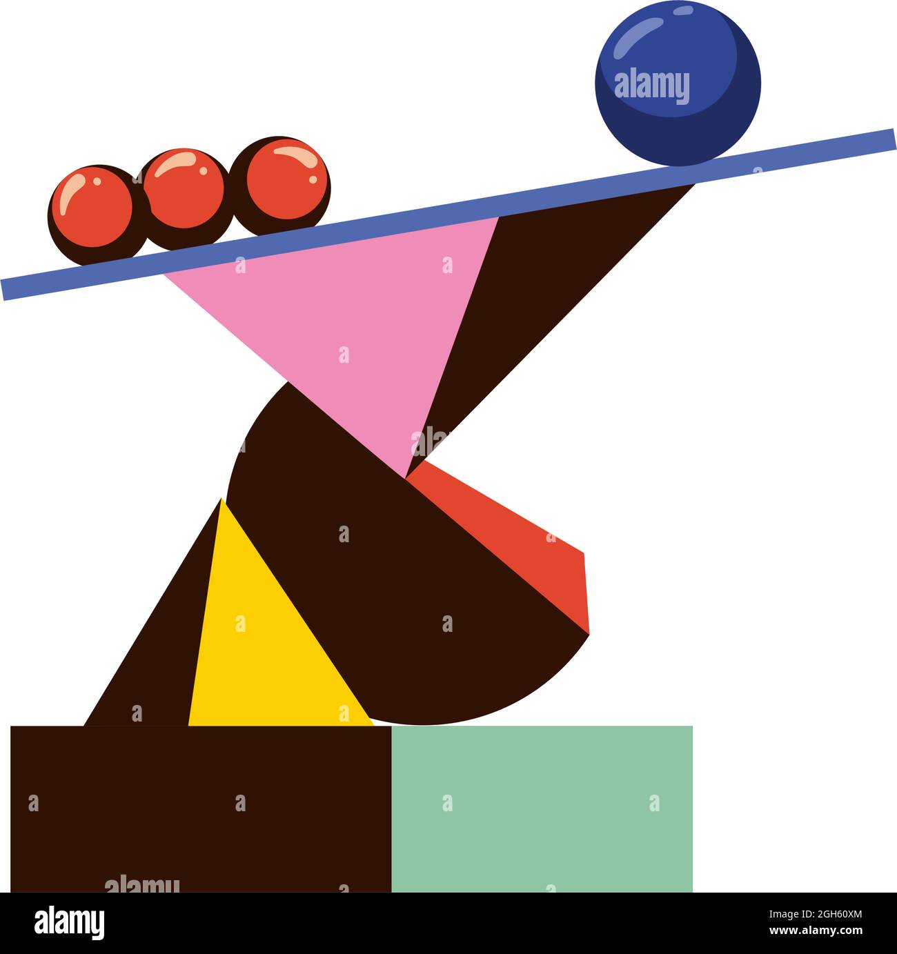 balance concept sculpture art icon Stock Vector Image & Art - Alamy