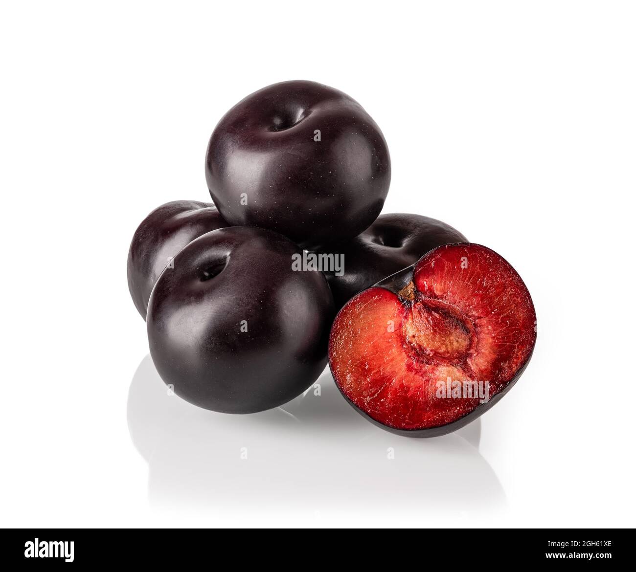 Fresh Black Plums