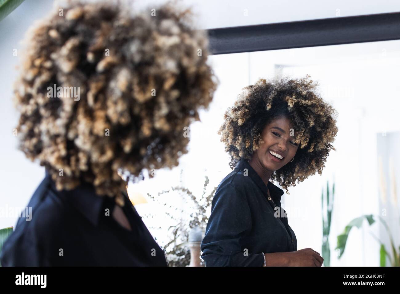 African American Woman Back View Dress High Resolution Stock ...