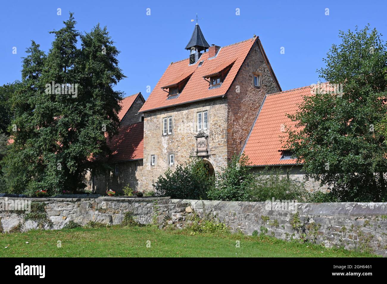 Gatehouse of the Münchhausen manor in Apelern from the time of the ...