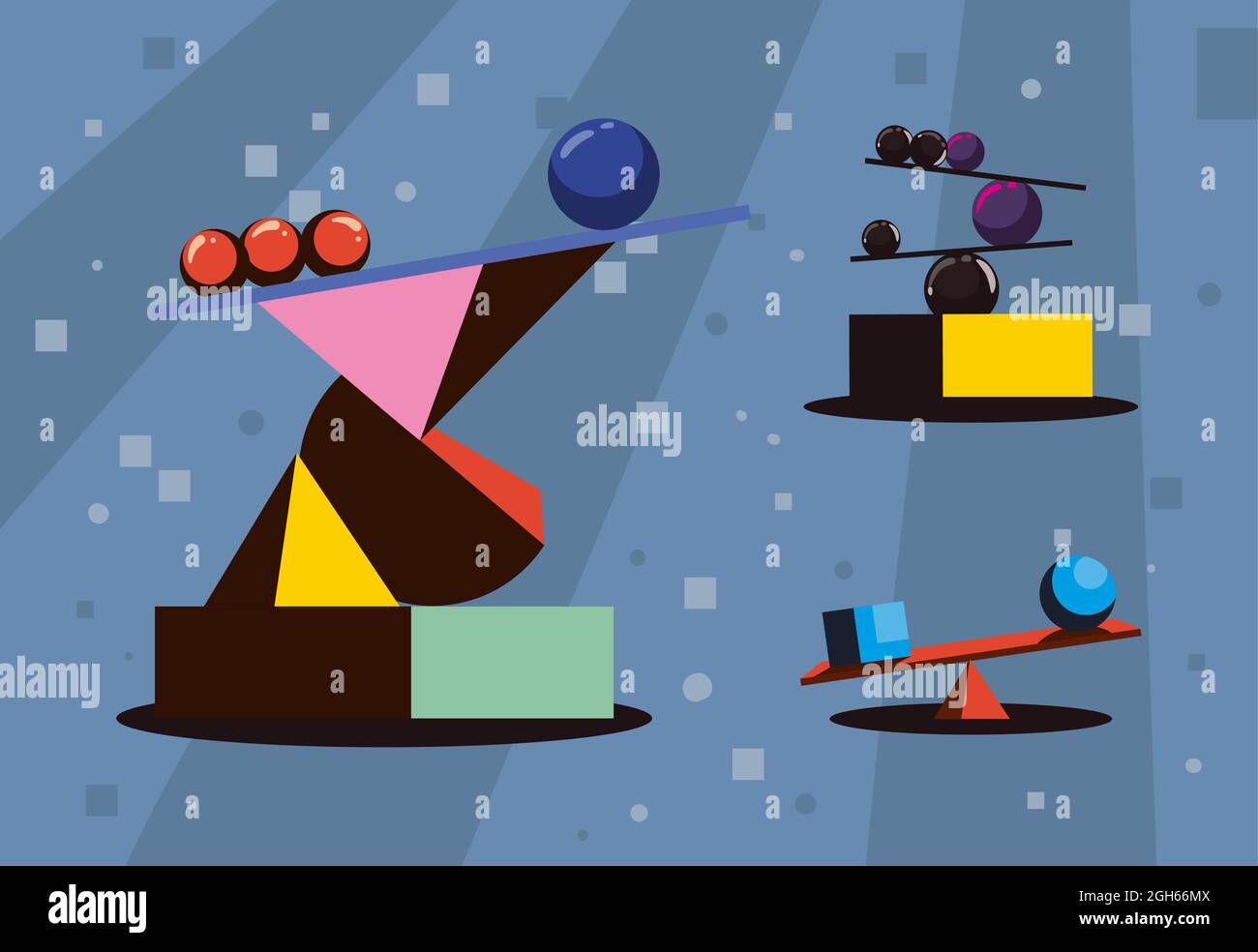 Three sculptures Stock Vector Images - Alamy