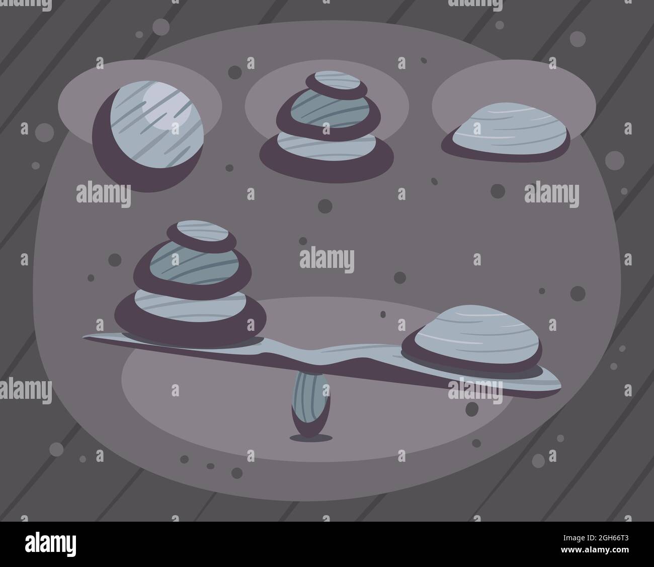 Ball rocks Stock Vector Images - Alamy