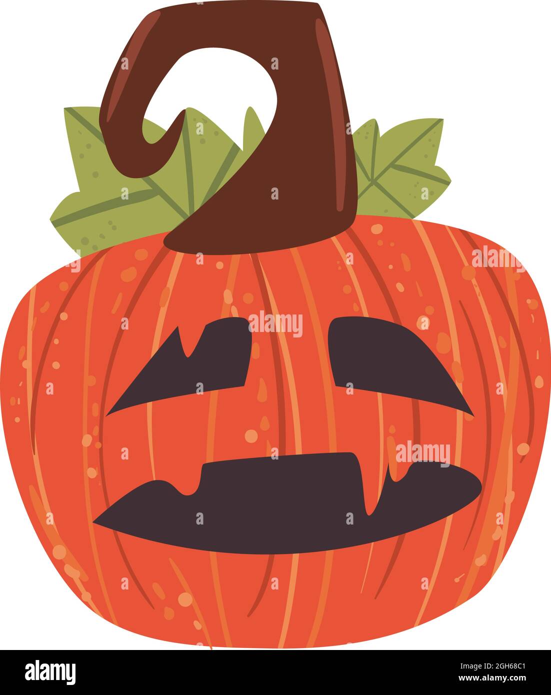 halloween pumpkin cartoon character icon Stock Vector Image & Art - Alamy