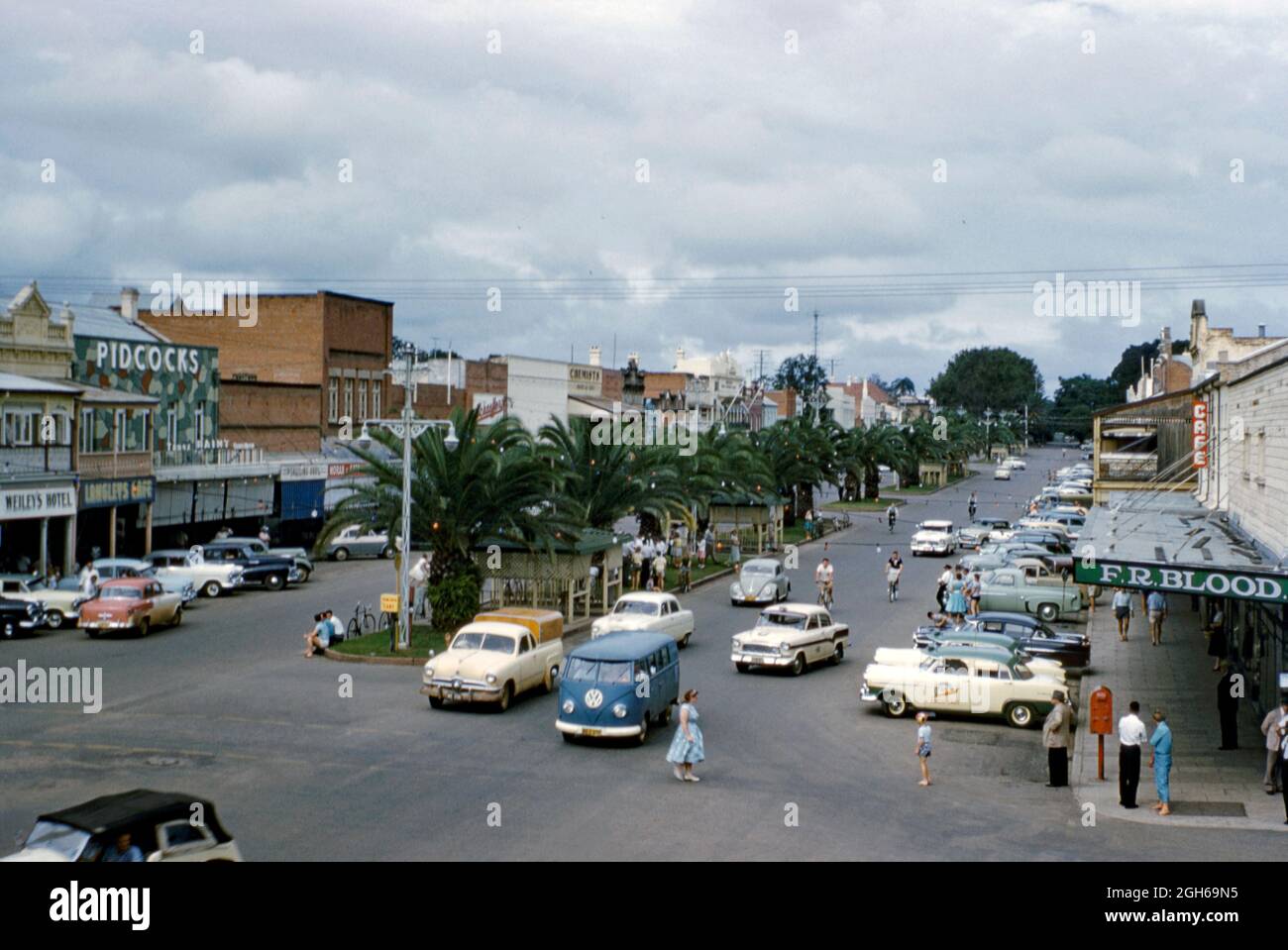 Grafton, NSW, Australia in 1959 – this view is looking north up Prince ...