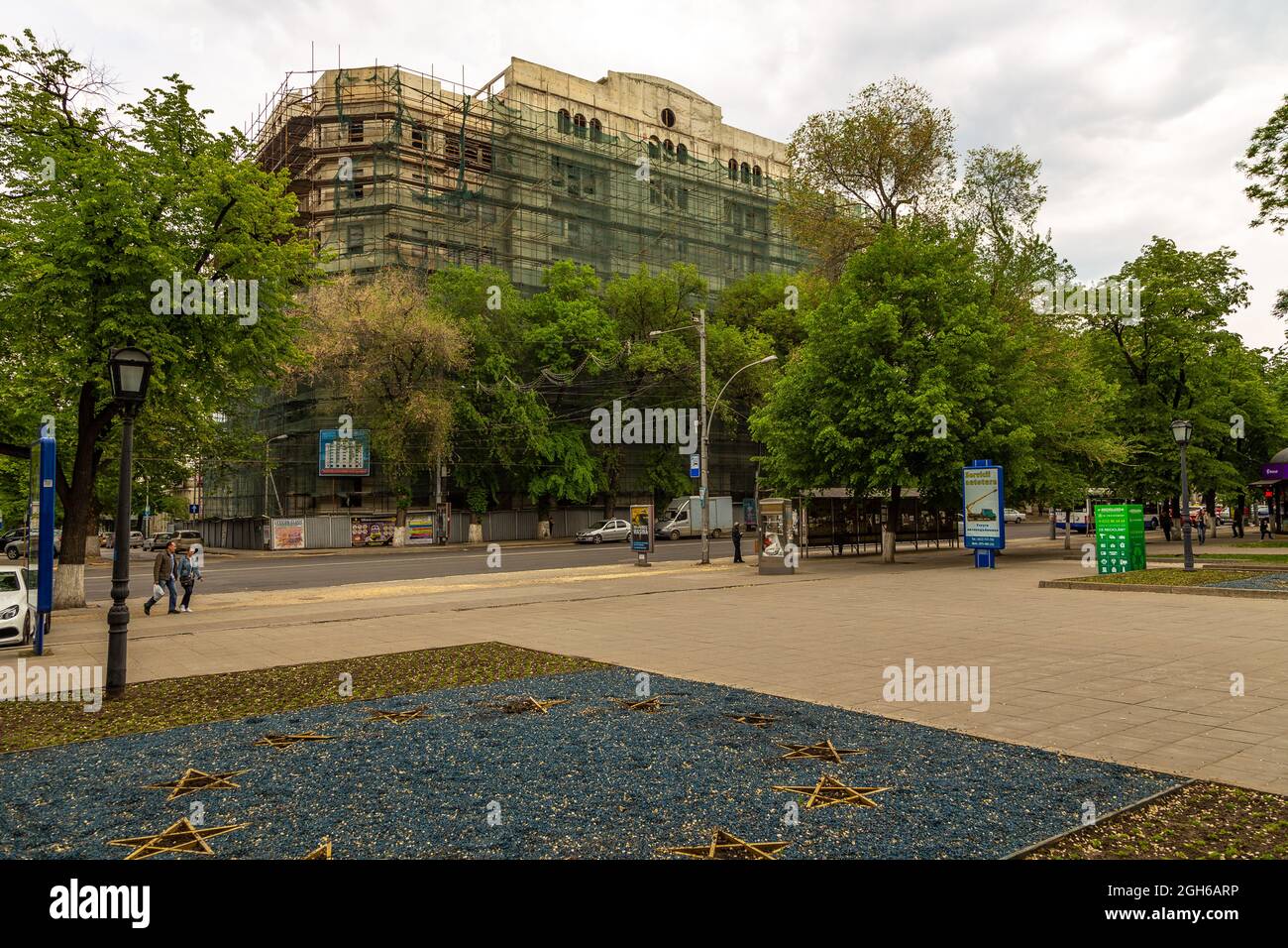 Chisinau, Republic of Moldova - 03 May 2016: A view of the architecture ...