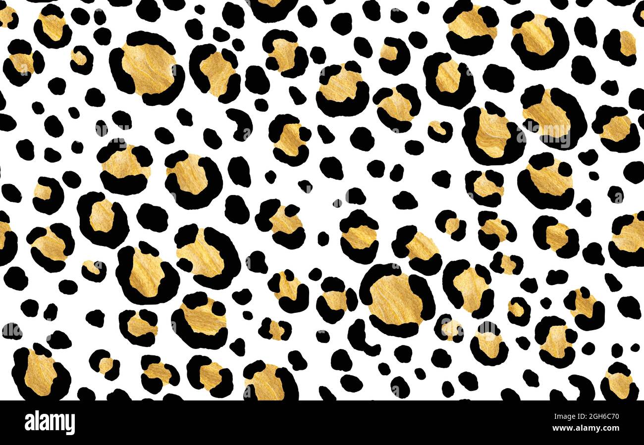 Abstract modern leopard seamless pattern. Animals trendy background ...