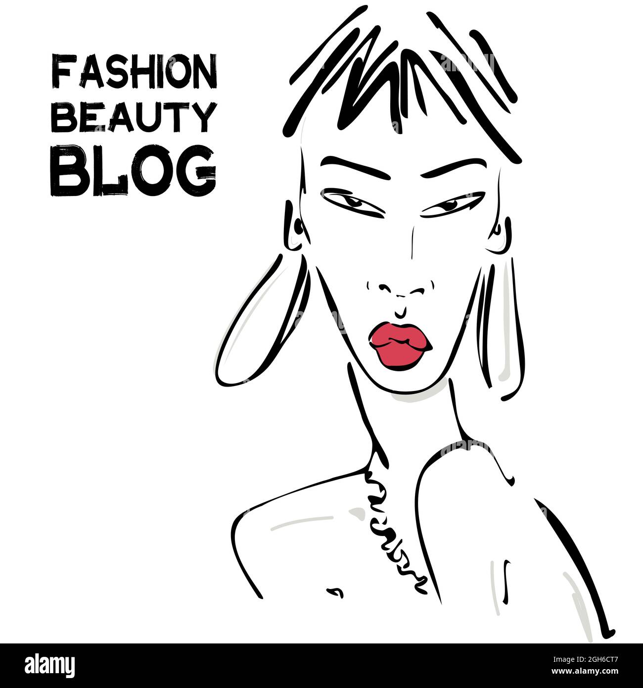 Face elements woman Cut Out Stock Images & Pictures - Alamy