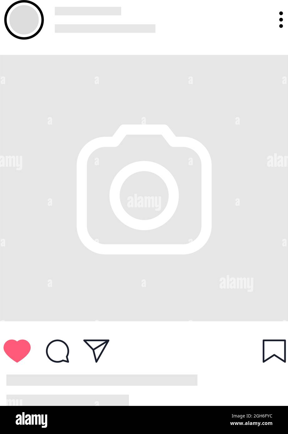 Instagram Layout Template Blank