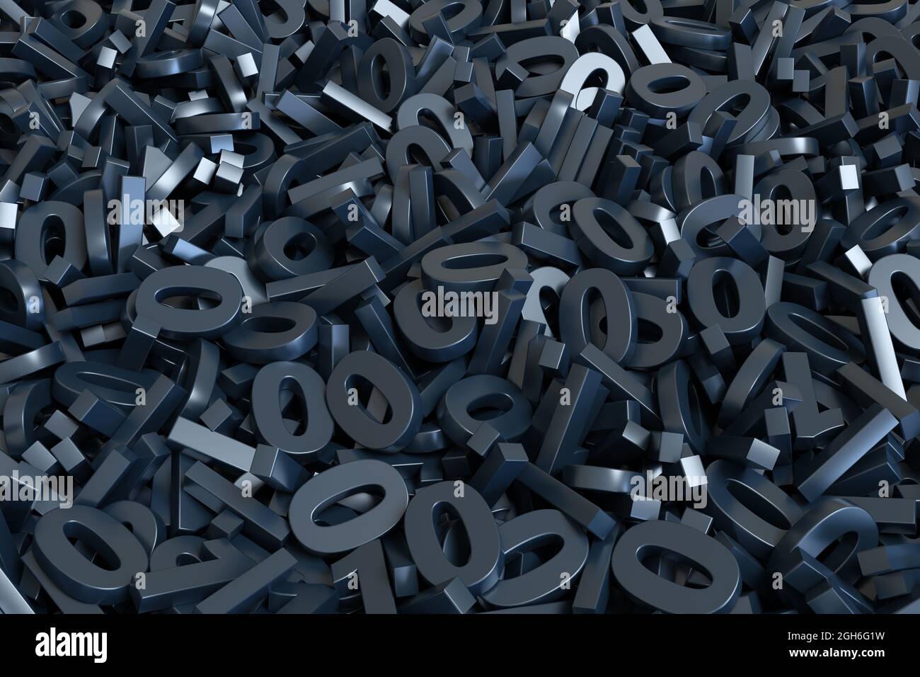 Black binary numbers background. 3d illustration Stock Photo - Alamy