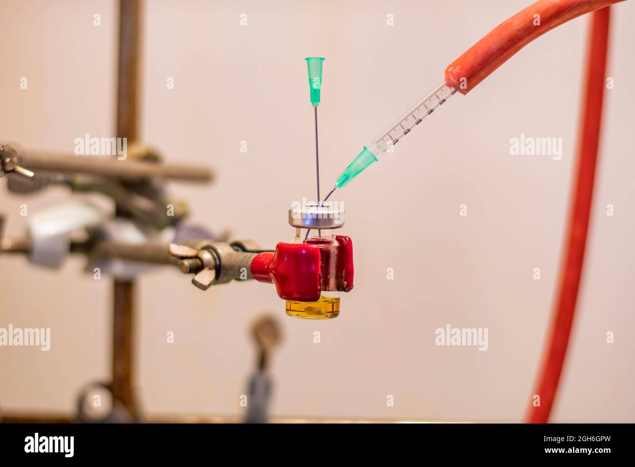 Green synthesis of chemical compound in a small sealed glass vial for ...