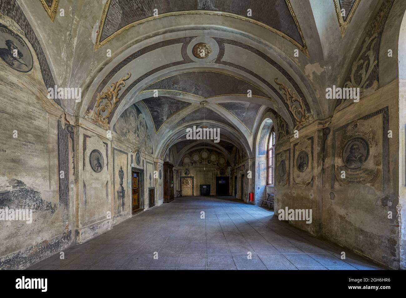 Baroque Augustinian monastery Żagań Sagan Lower Silesia Poland Stock ...