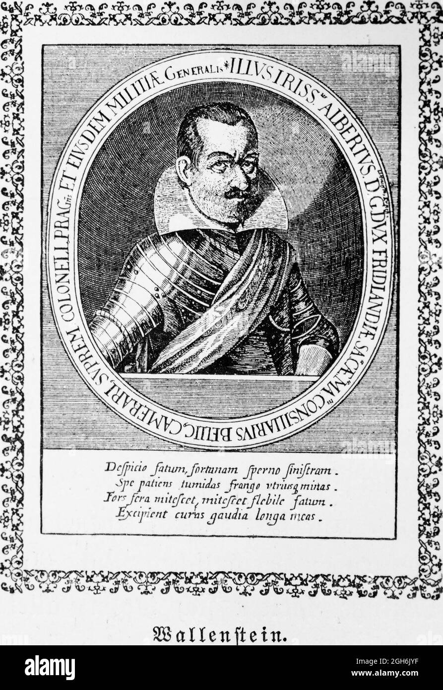 Wallenstein (1583–1634) was a Bohemian military leader and politician ...