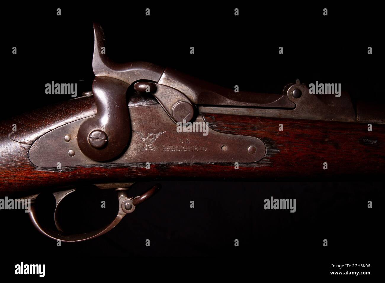 Model 1873 Springfield Trapdoor in .45-70 Govt Stock Photo - Alamy