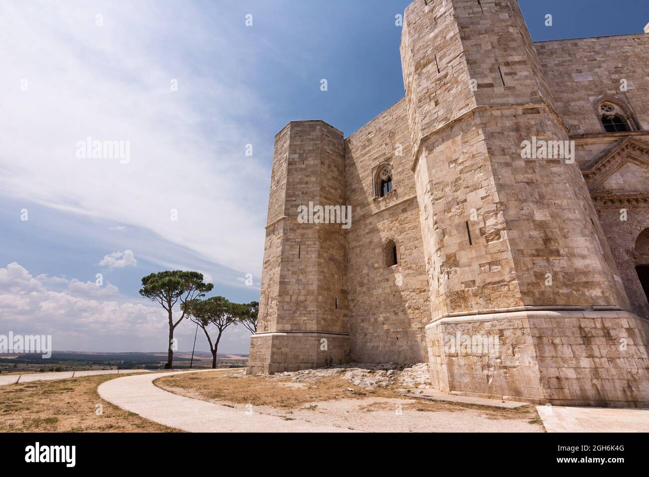 Andria, Italy - 18 June 2021: Detail of Castel del Monte of Frederick ...
