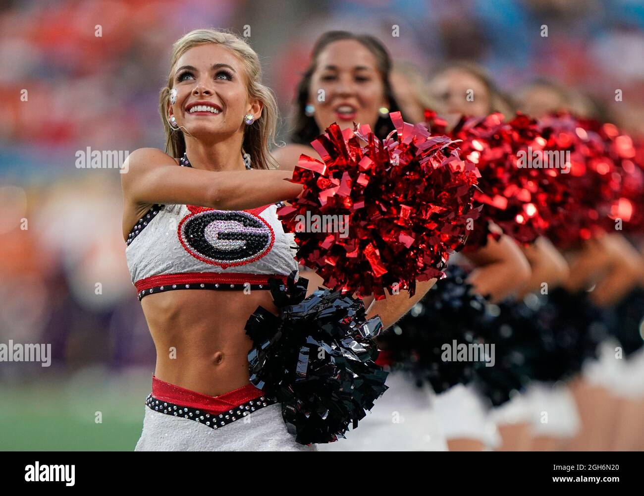 September 04, 2021:Members of the Georgia Bulldogs Redcoat Marching ...