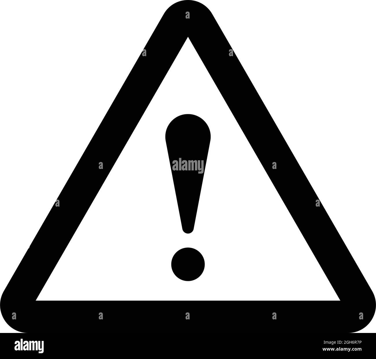 Warning, board icon - Simple editable vector EPS file Stock Vector ...
