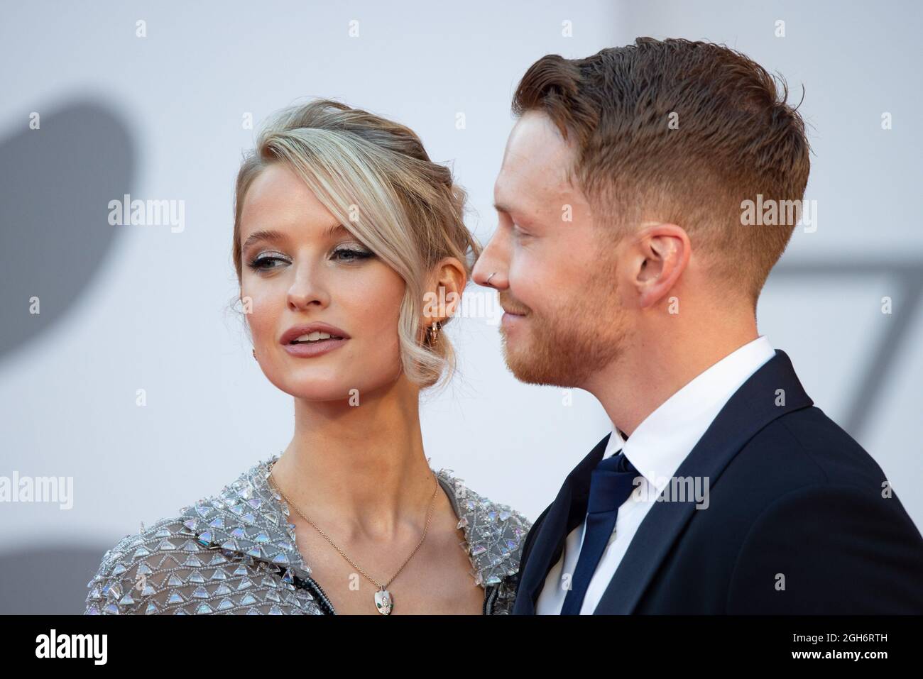 Victoria Magrath and Alex Harrison attend the red carpet of the movie ...