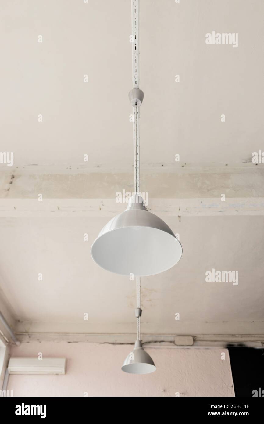 Hanging globe lamps hi-res stock photography and images - Alamy