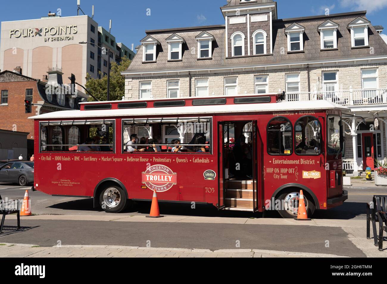 Single decker trolley bus hi-res stock photography and images - Alamy