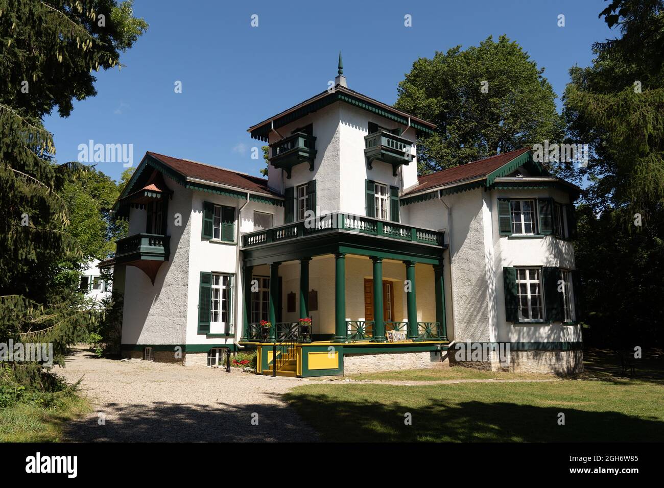 Bellevue House National Historic Site, Kingston, Ontario, Canada Stock ...