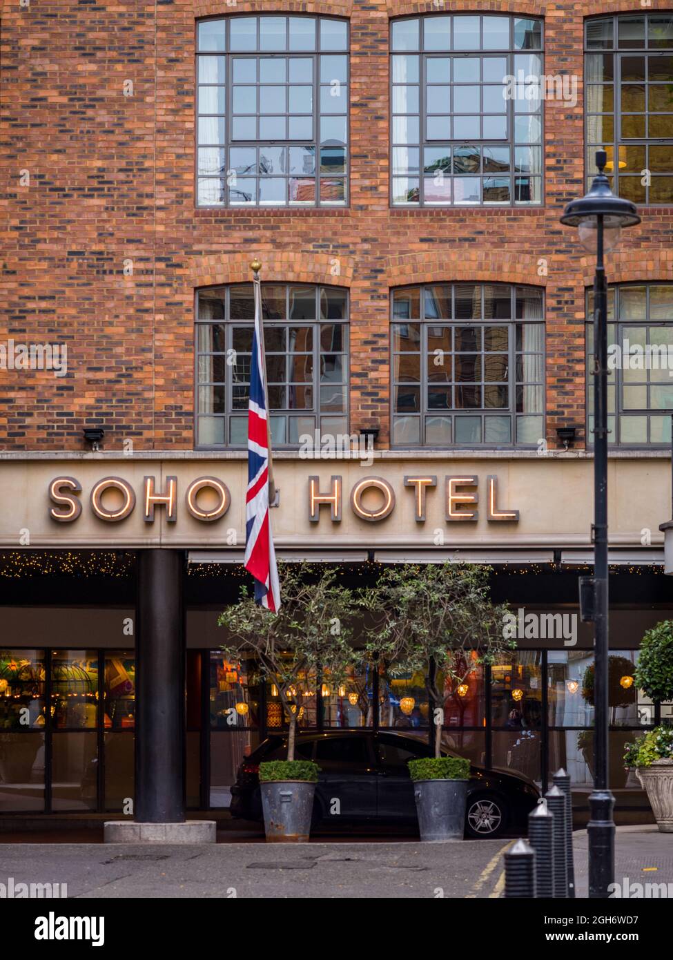 The Soho Hotel on Richmond Mews, Soho, London. Boutique hotel in a ...