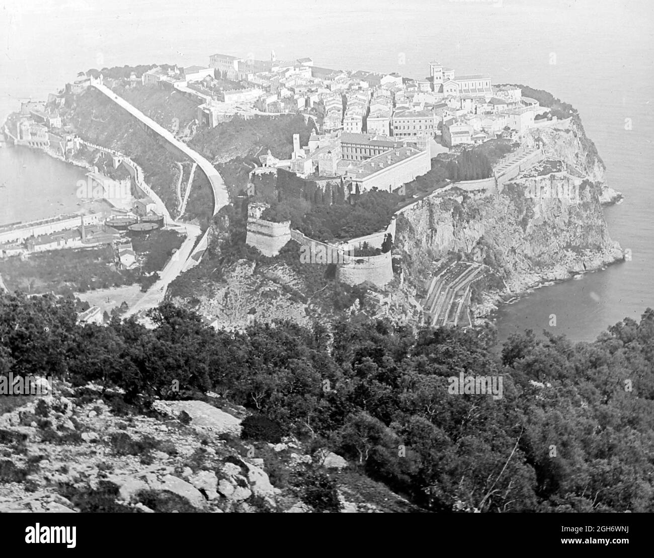 Old Monaco Black and White Stock Photos & Images - Alamy