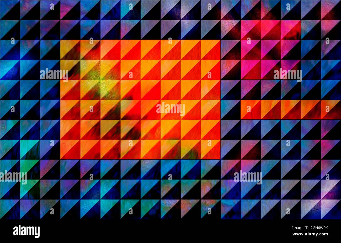 CONTEMPORARY ART: Beautiful Symmetry Stock Photo - Alamy