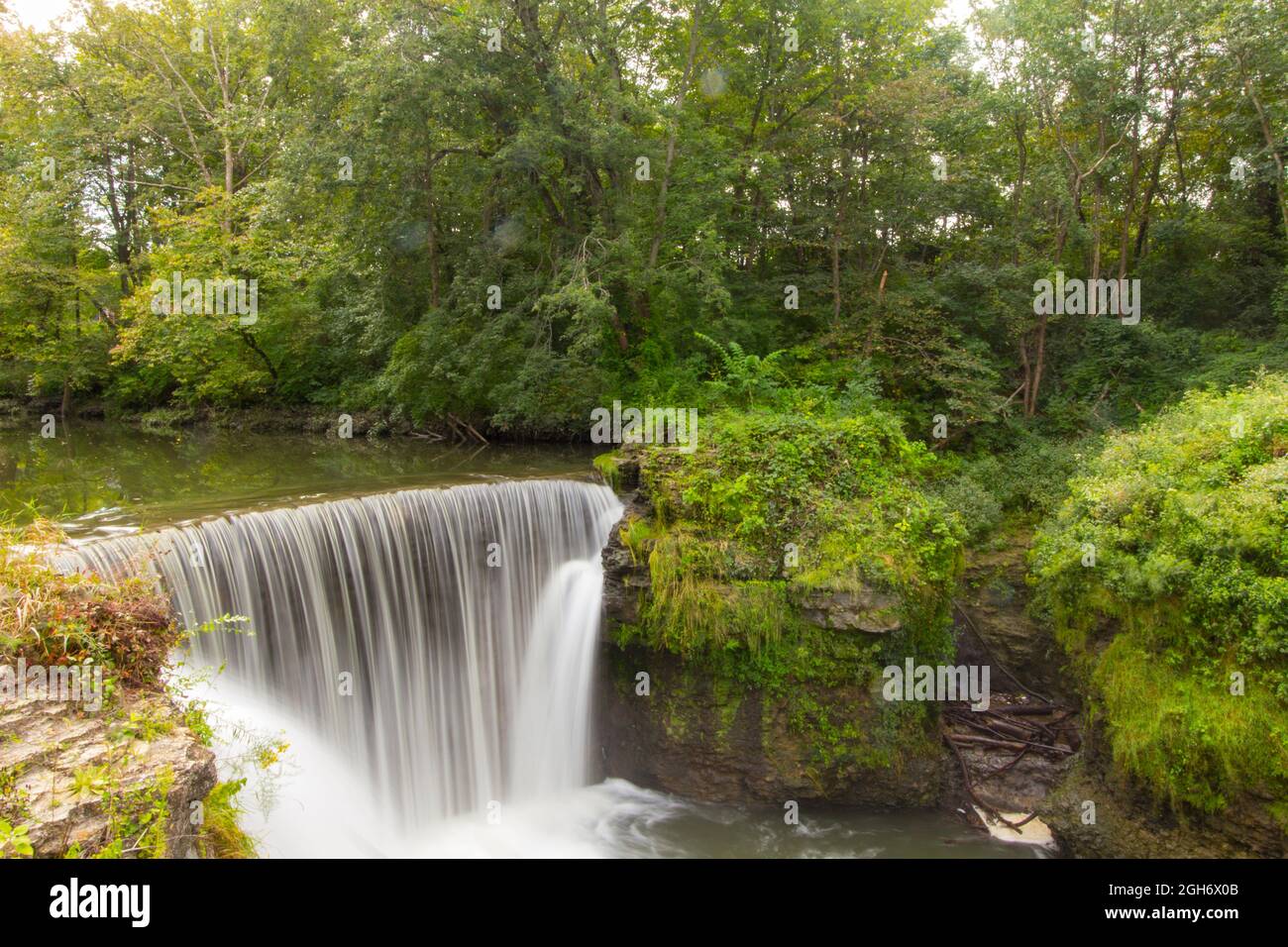 Cedar Cliff Falls, Cedarville,Ohio Stock Photo - Alamy