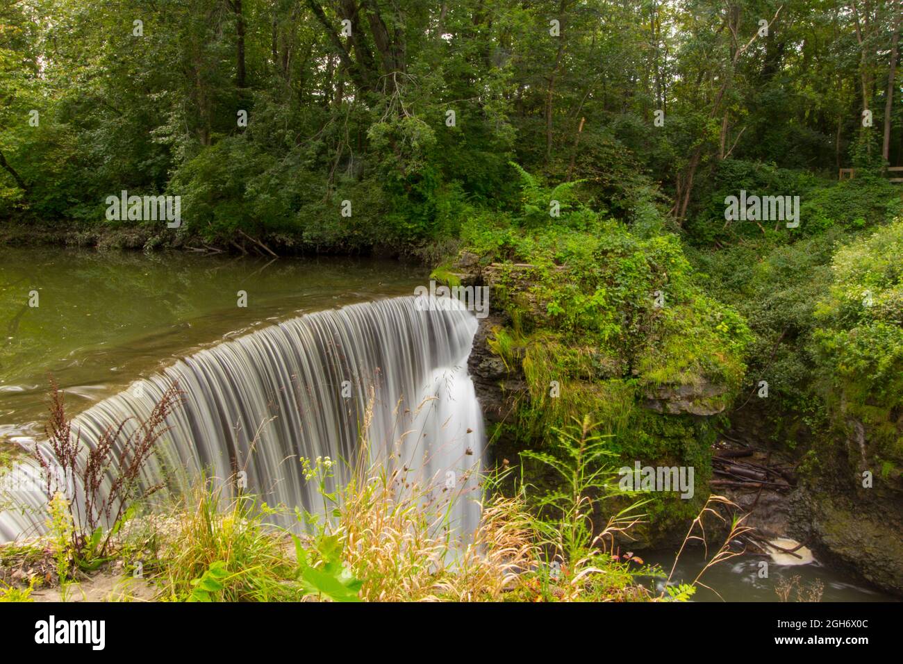 Cedar Cliff Falls, Cedarville,Ohio Stock Photo - Alamy