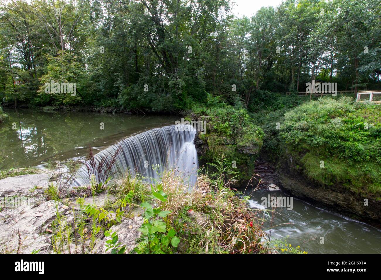 Cedar Cliff Falls, Cedarville,Ohio Stock Photo - Alamy