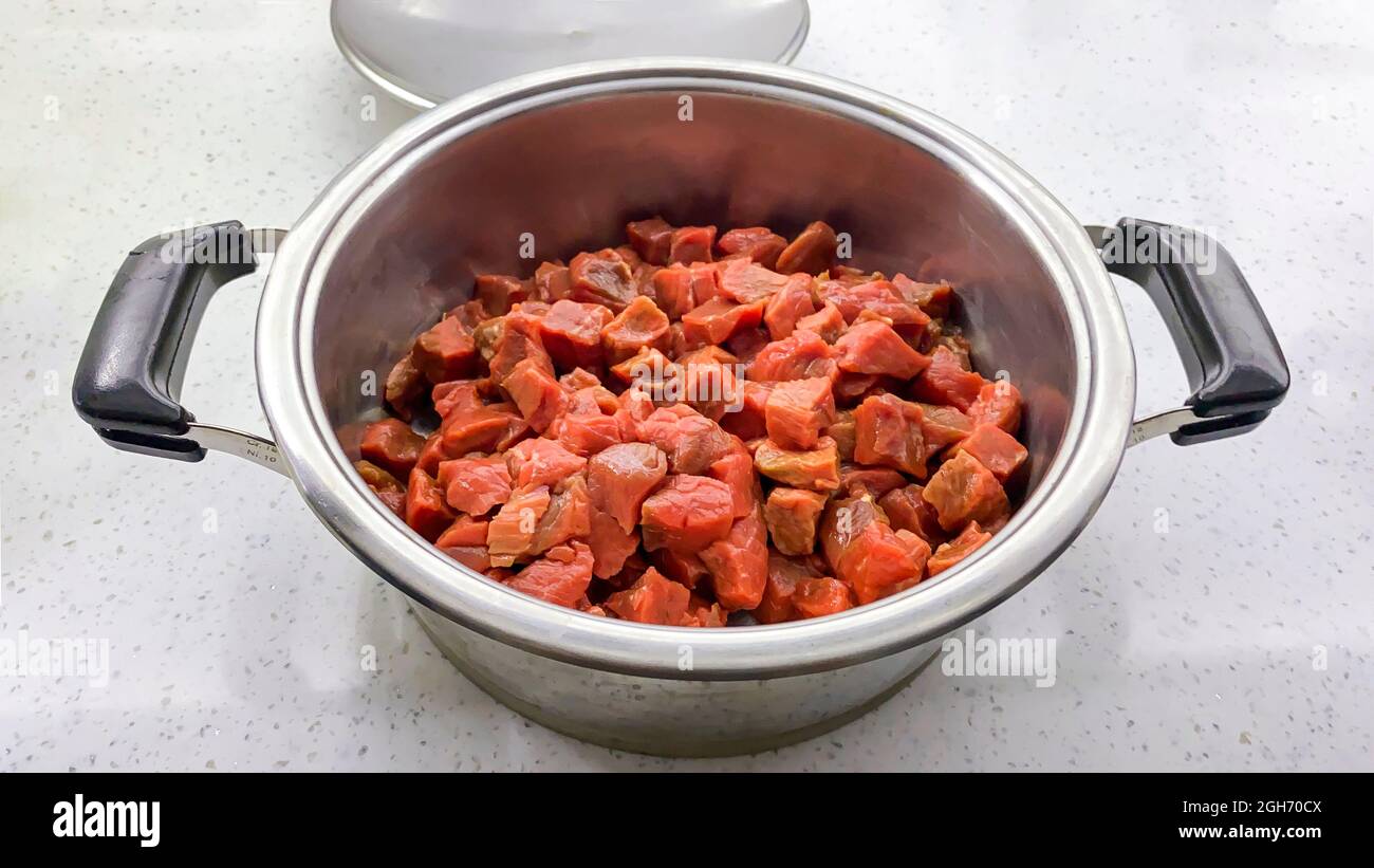 Meat morsel hi-res stock photography and images - Alamy