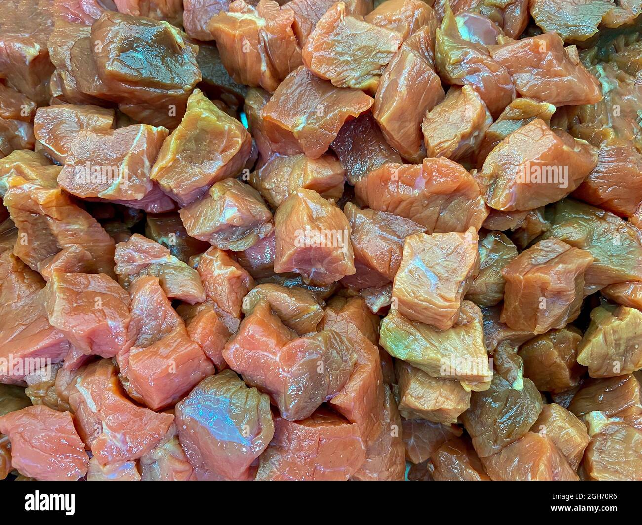 Raw marinated beef tenderloin hi-res stock photography and images - Alamy