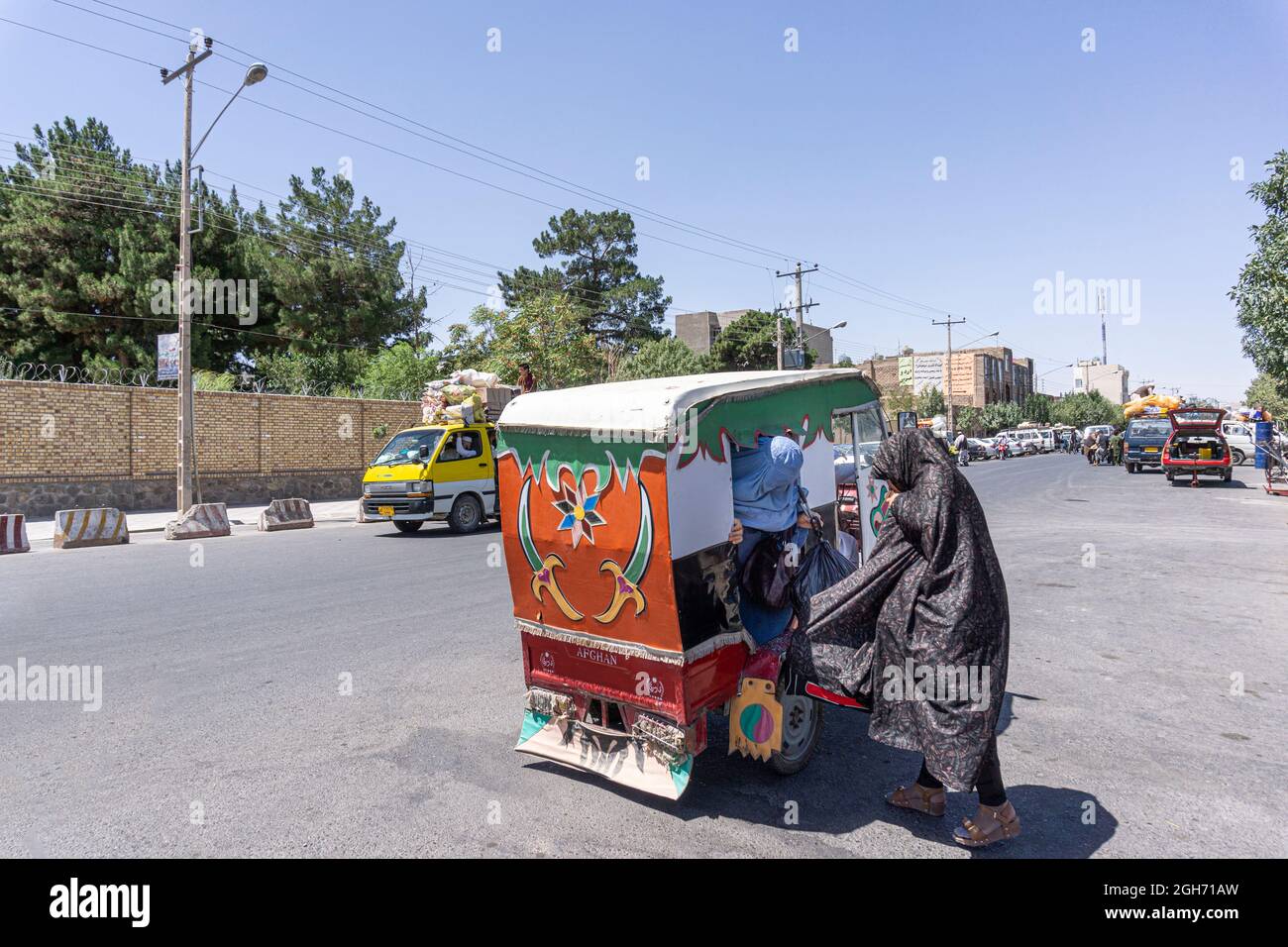 Rickshaw Vehicle, Herat, Herat Province, Afghanistan Stock Photo - Alamy