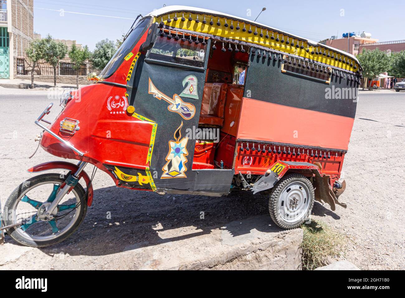 Rickshaw Vehicle, Herat, Herat Province, Afghanistan Stock Photo - Alamy