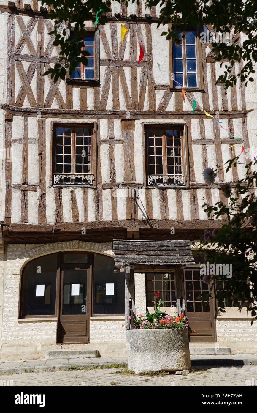 Timber house in France Stock Photo - Alamy