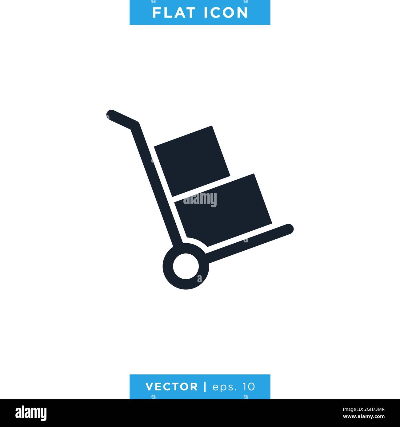 Handcart Icon Vector Stock Illustration Design Template. Vector eps 10 ...