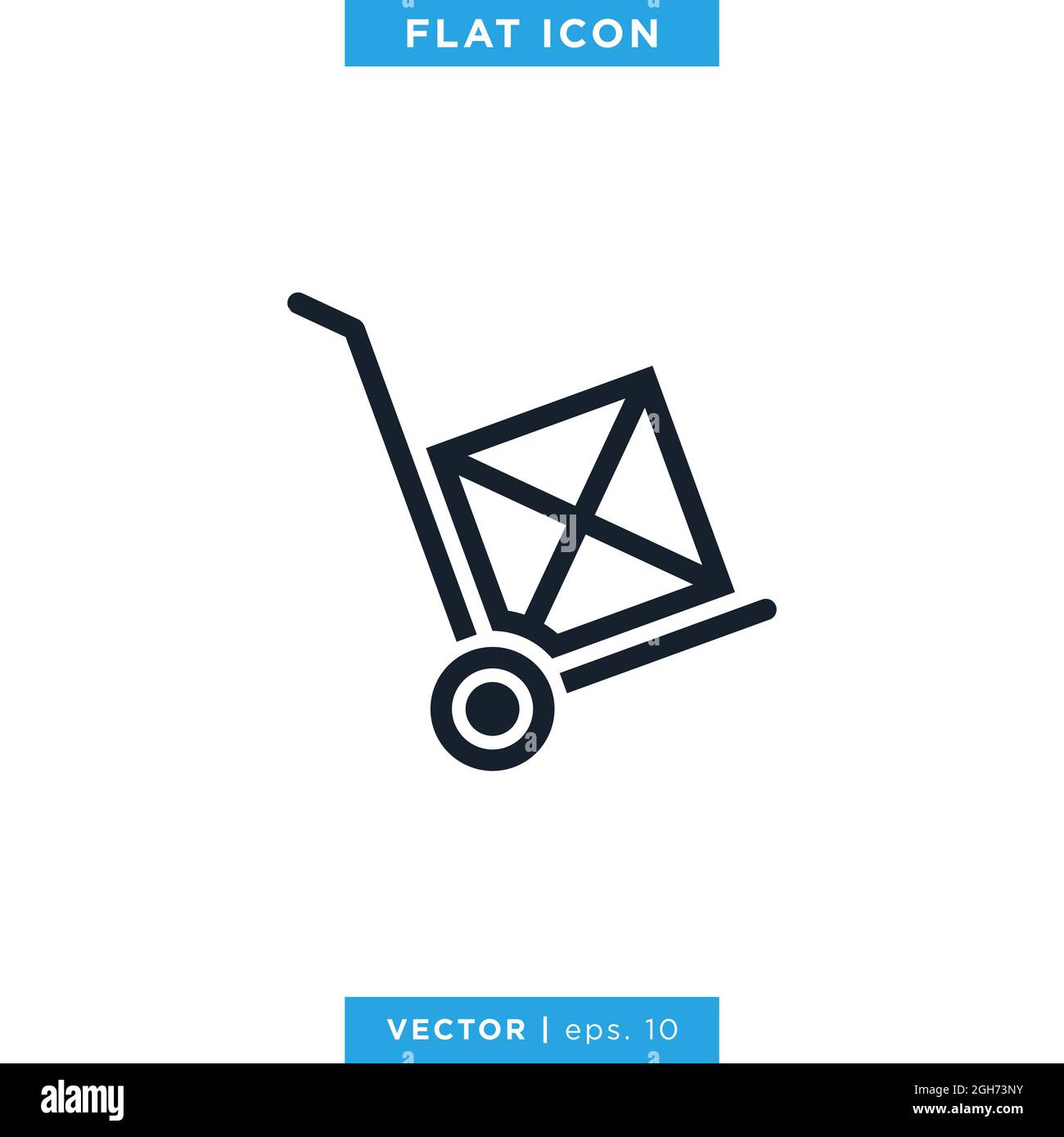 Handcart Icon Vector Stock Illustration Design Template. Vector eps 10 ...