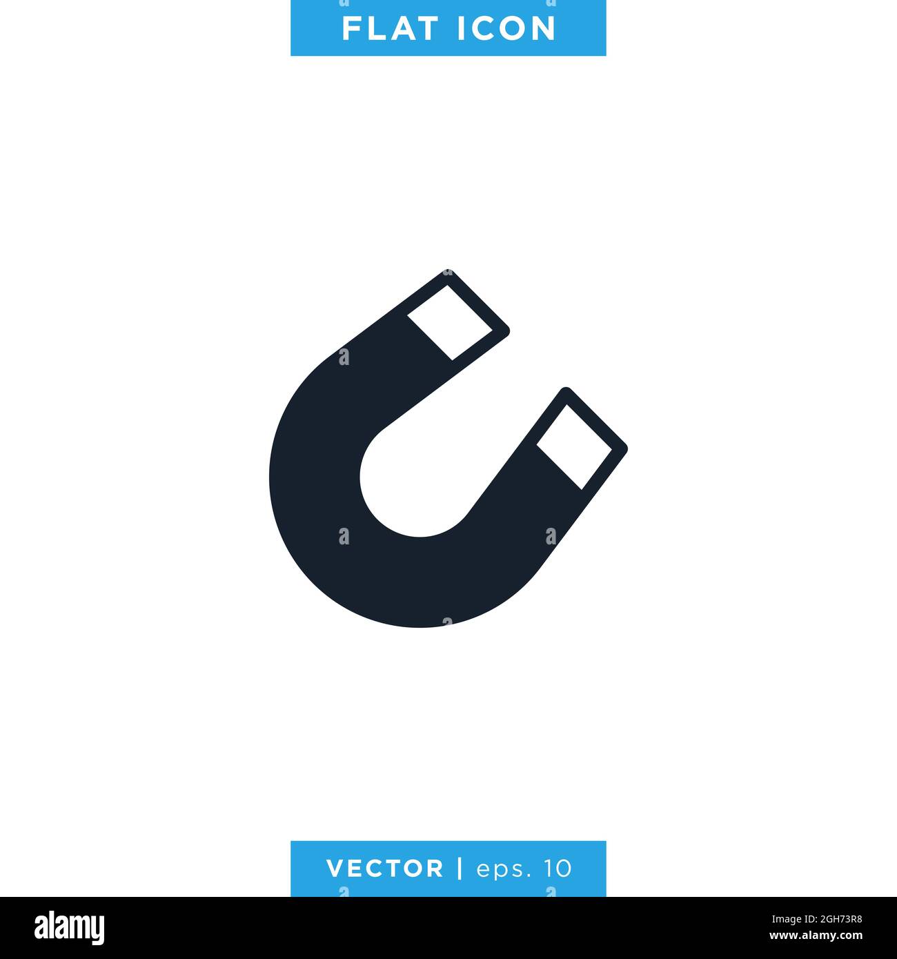 Magnet icon vector stock illustration design template. Vector eps 10 ...