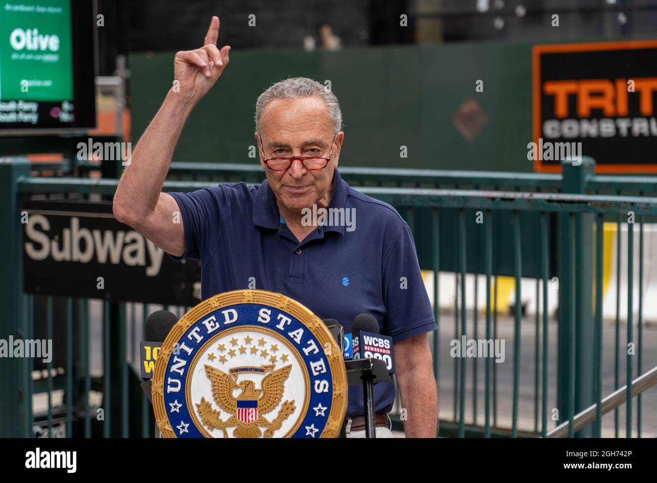 Senator schumer 2021 climate hi-res stock photography and images - Alamy