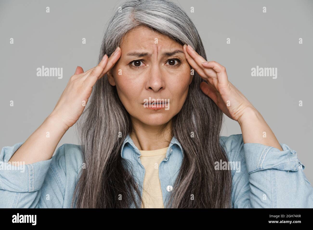 Rub rubbing temple temples hi-res stock photography and images - Alamy