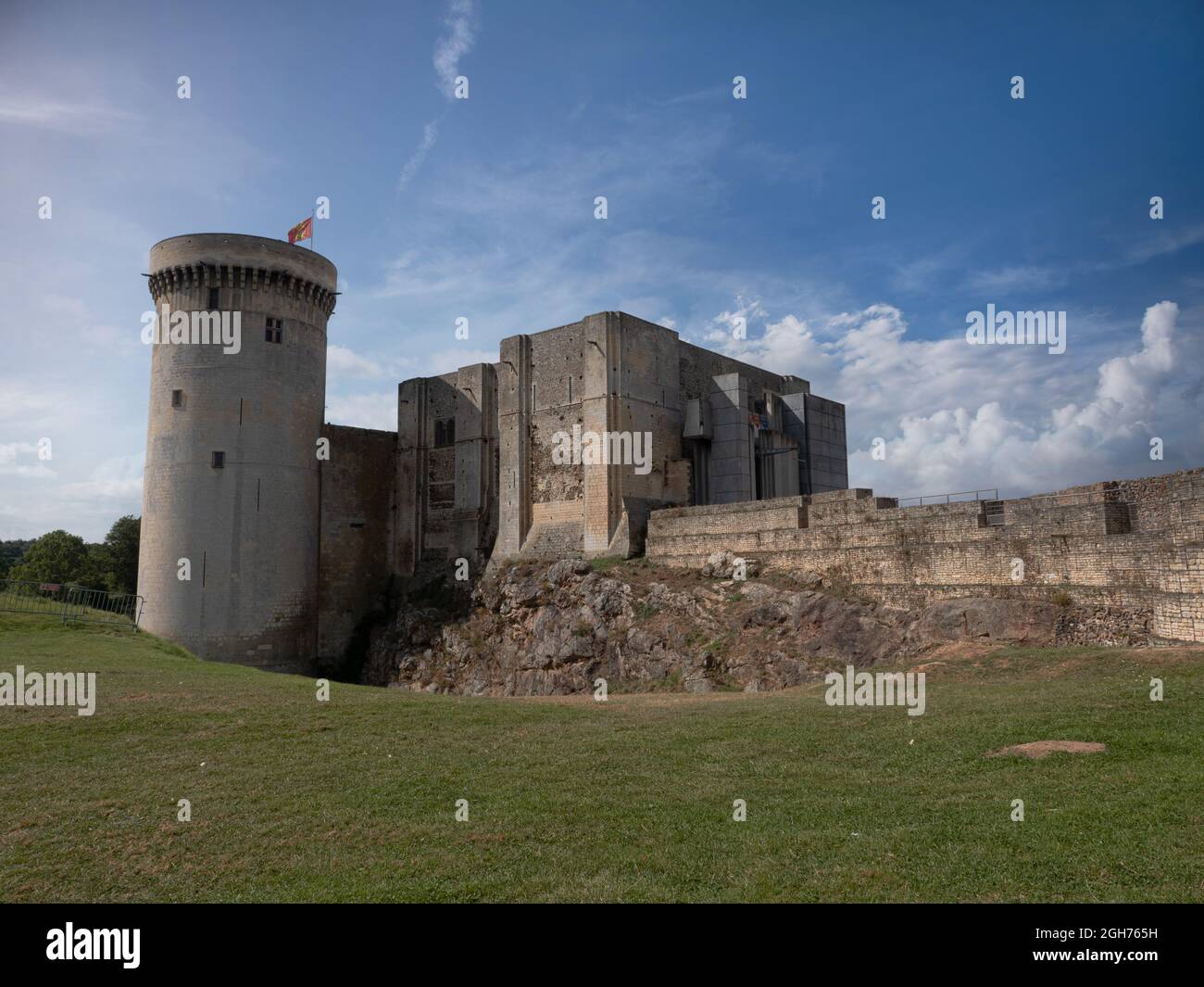 Falaise, France August 2021. Castle Dungeons (Chateau), Falaise ...