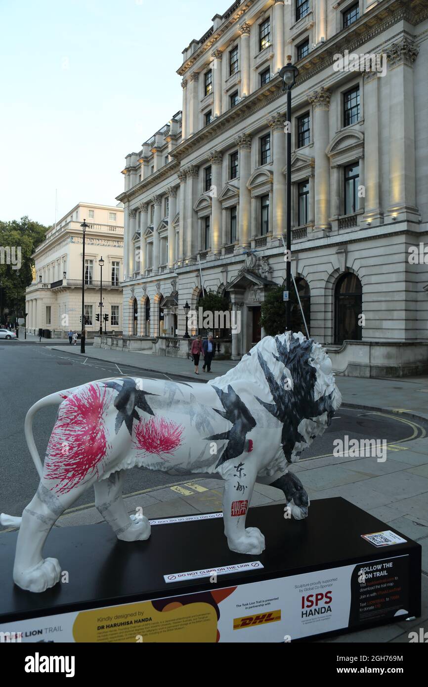 Tusk Lion Trail Stock Photo - Alamy