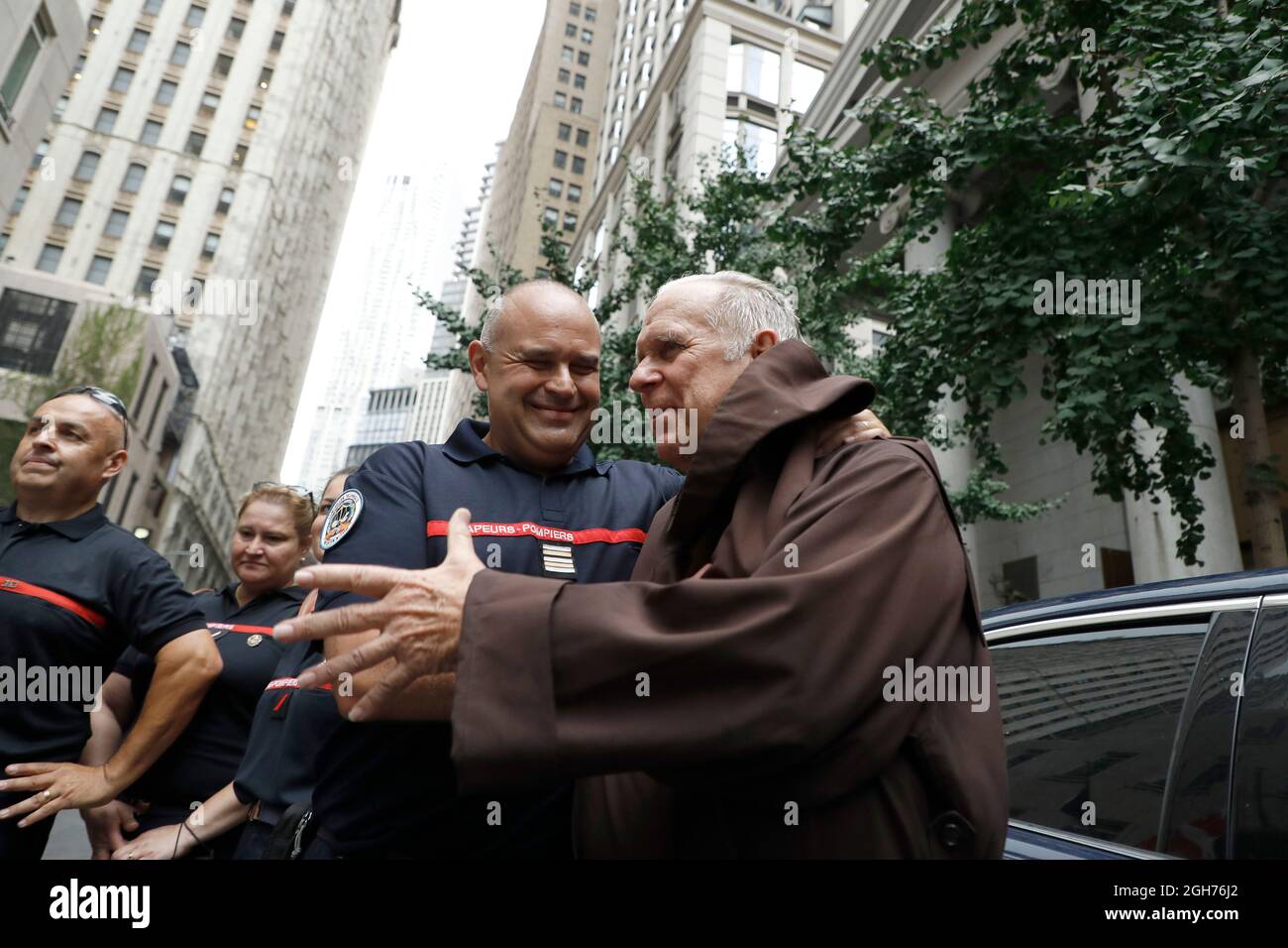 New York, United States. 05th Sep, 2021. A member of the French ...