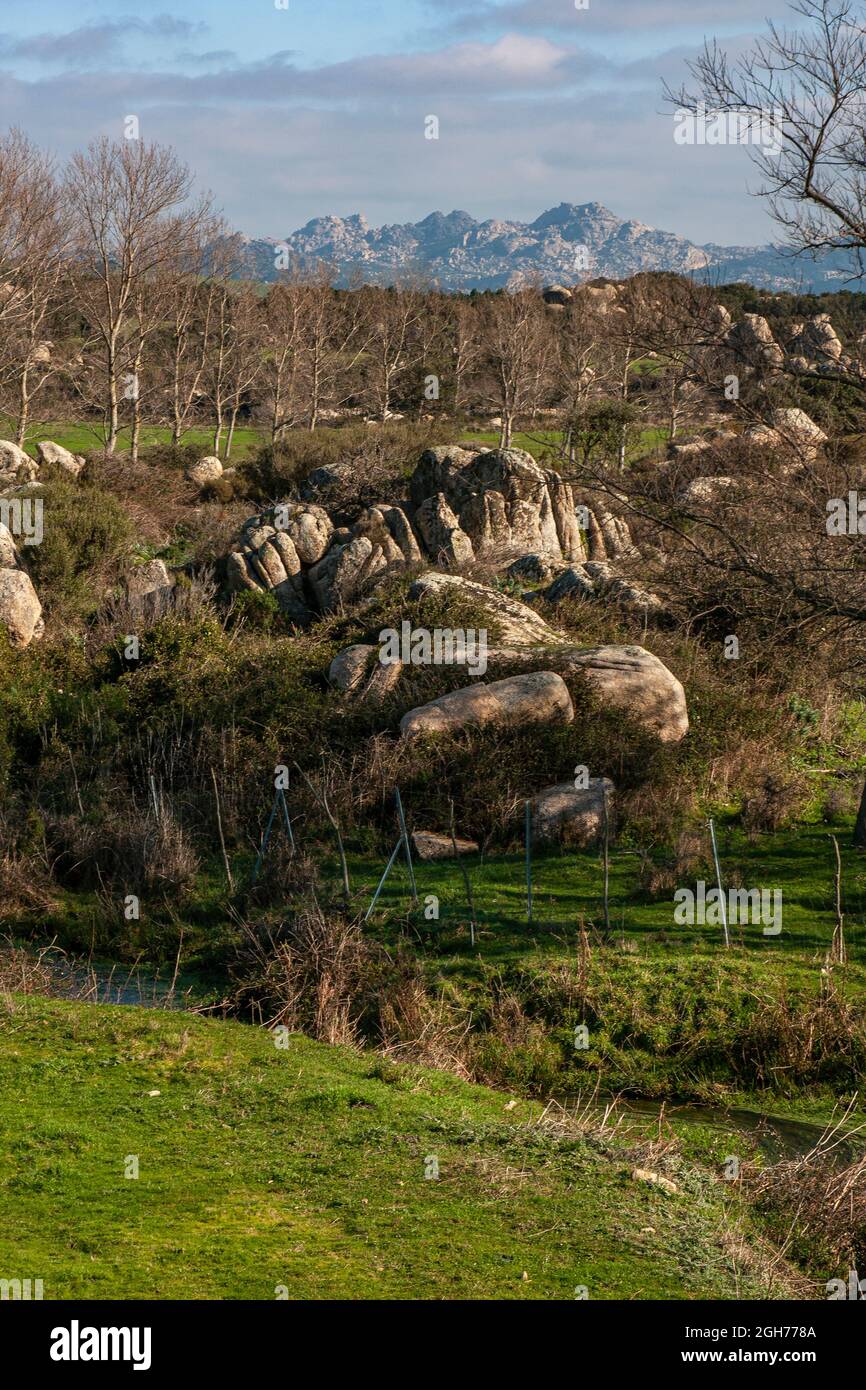 This the Valle della Lune, Valley of the Moon, in northwestern Sardinia ...