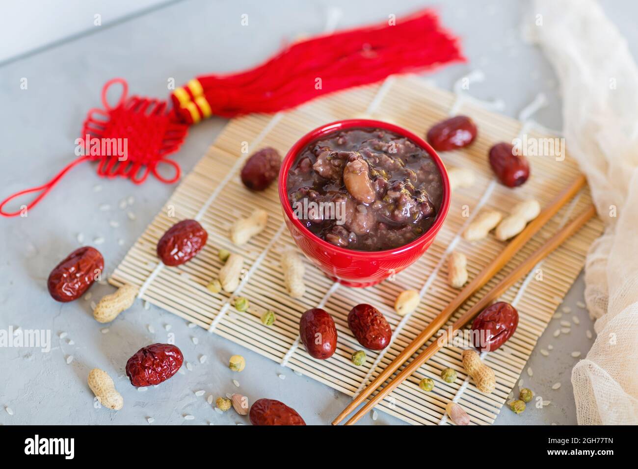 Chinese traditional food, Laba porridge. Breakfast cereals, healthy ...