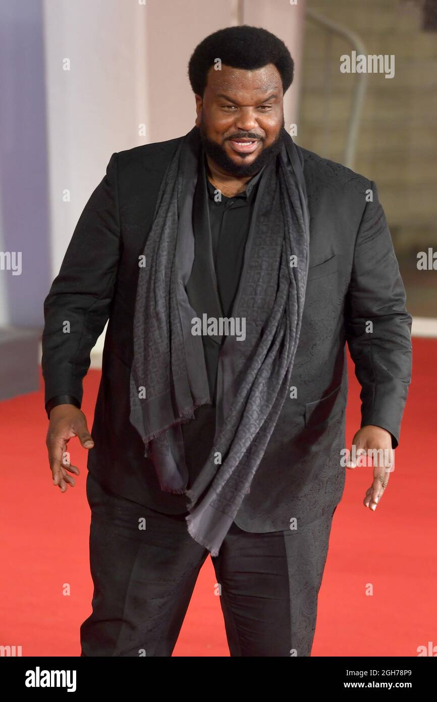 Venice, Italy. 05th Sep, 2021. American actor Craig Robinson attends ...
