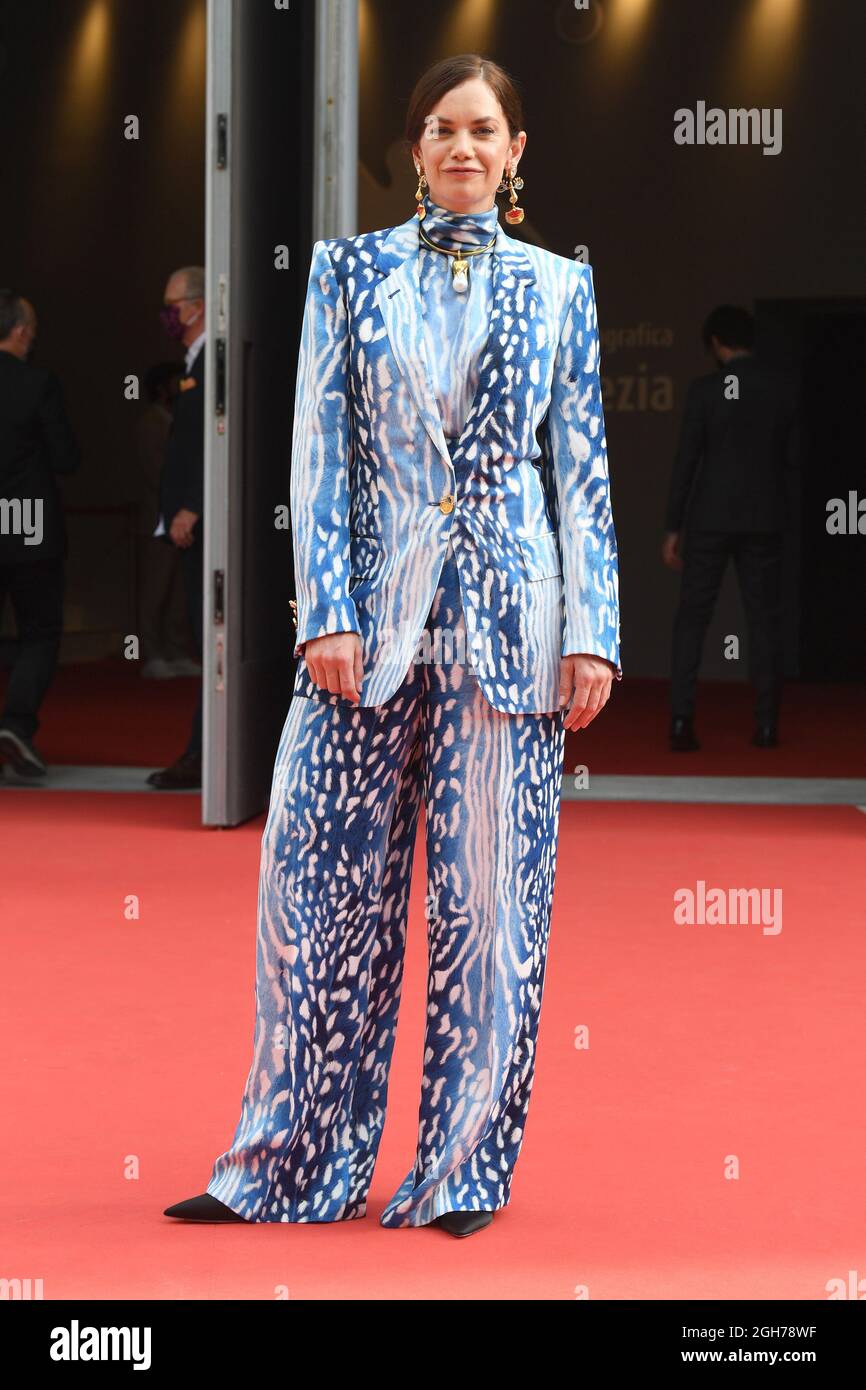 Venice, Italy. 05th Sep, 2021. English actress Ruth Wilson attends the ...