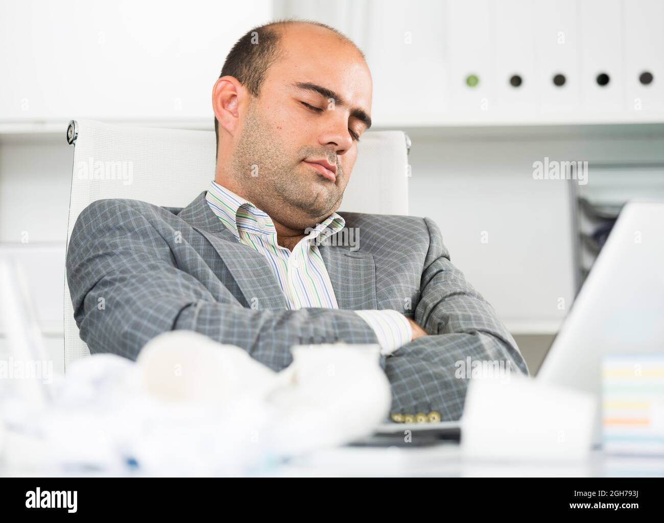 Sleep sleeping secretary hi-res stock photography and images - Alamy