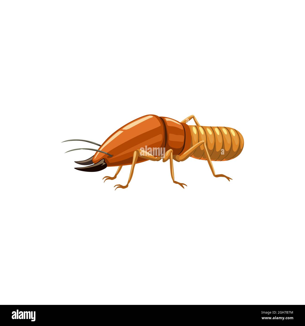 Termite icon, pest control insects disinsection and extermination ...