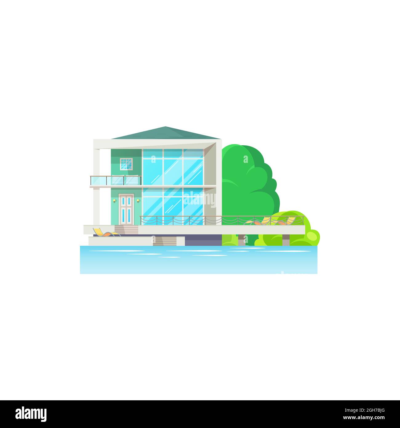 Real estate coast icon Cut Out Stock Images & Pictures - Alamy